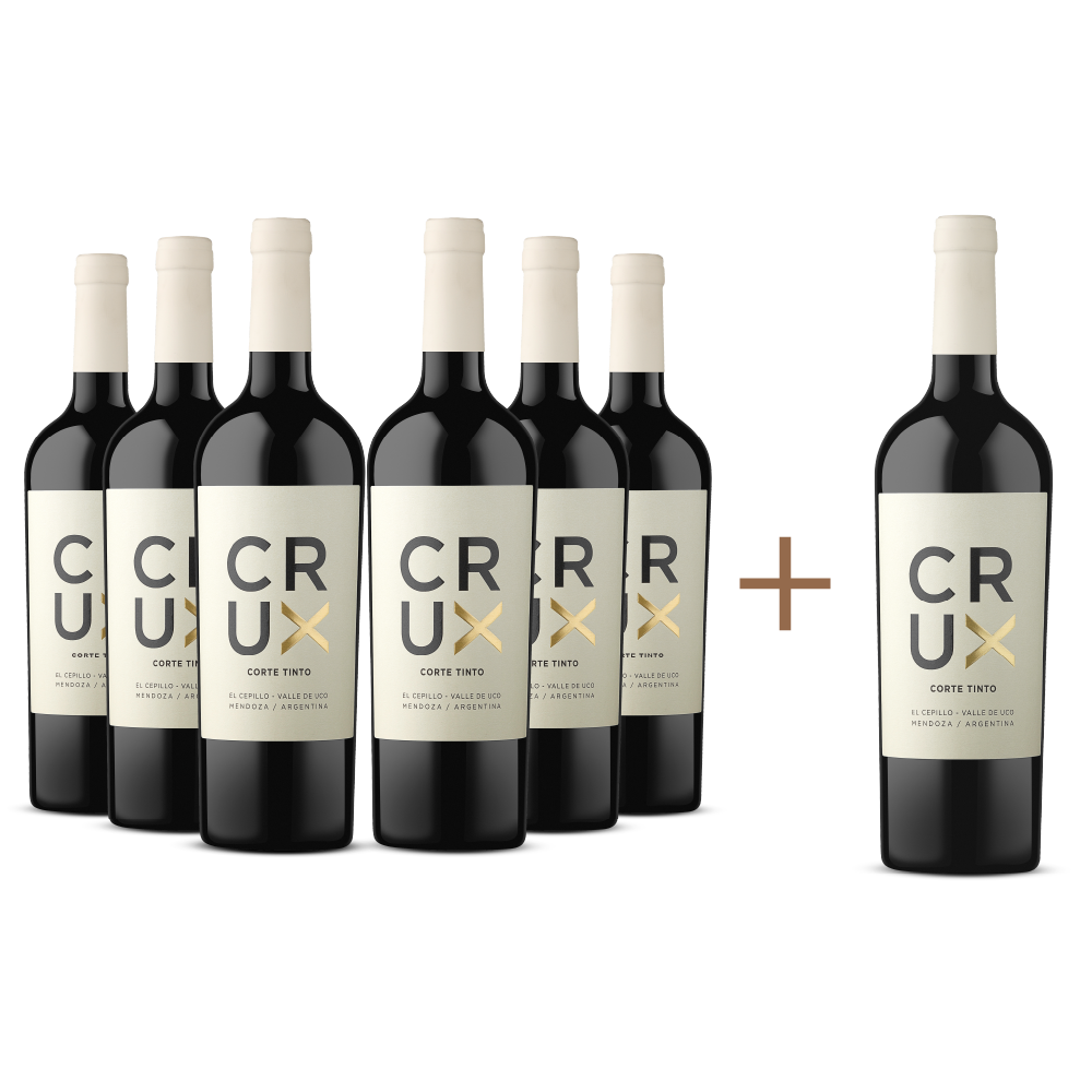 Promo 6 + 1 Vino tinto Crux corte. Argentina - La Canastería