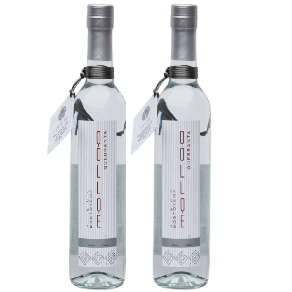 Duopack Pisco Qollqe mosto yema quebranta 500ml. Perú - La Canastería